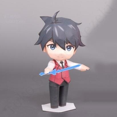 Jual Paper Craft Hyouken No Papercraft Rey White Figure Chibi Ice blade ...