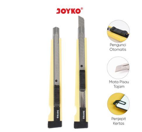 Jual Cutter JOYKO A-300 Kecil SATUAN Knife Ukuran Pisau Pemotong ATK ...