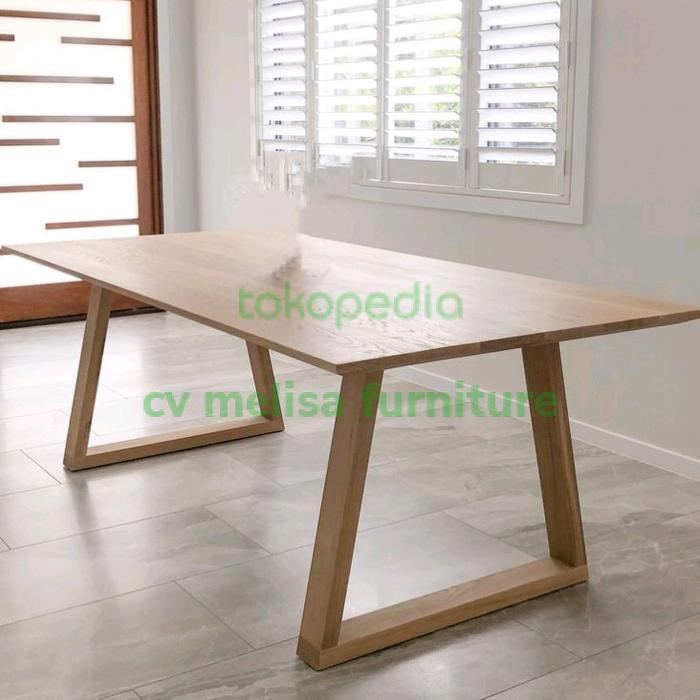 Jual meja kantor meja kerja minimalis kayu mahoni ukuran 180x80x75x3cm ...