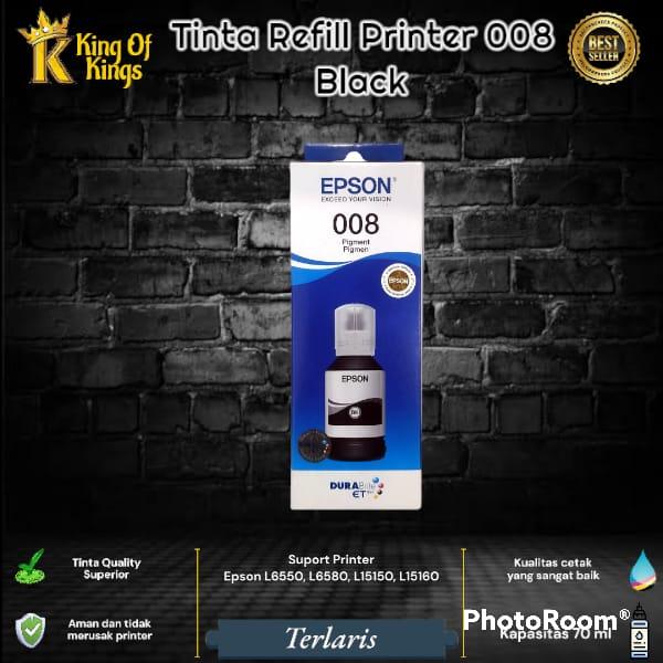 Jual TINTA REFFIL PRINTER 008 PREMIUM VARIAN WARNA - Hitam - Jakarta ...