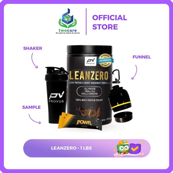 Jual Provus Leanzero Lean Zero Whey Protein Isolate 450 GRAM 1 lbs ...