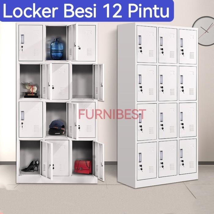 Jual Lemari Loker Locker Besi 15 Pintu Minimalis Tempat Penyimpanan ...