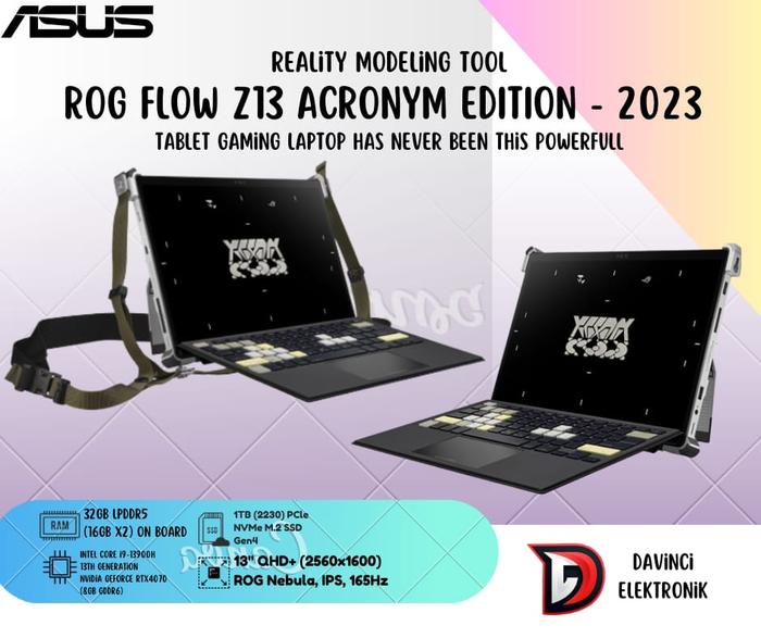 Jual ASUS ROG FLOW Z13 ACRONYM EDITION i9-13900H 32GB 1TB SSD RTX 4070 ...