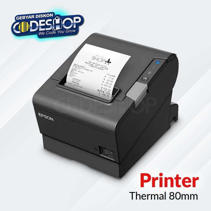 Jual Printer Kasir Thermal 80mm Epson TM-T88VI POS Receipt USB Serial ...