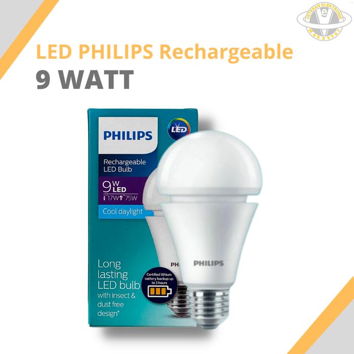 Jual Lampu Led Philips Rechargeable 9 Watt 6500k - Kota Makassar ...