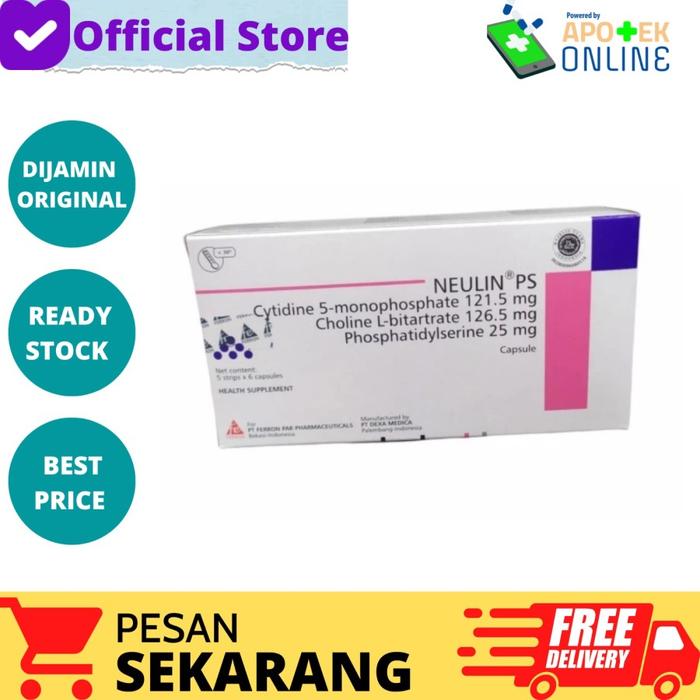 Jual NEULIN PS 1 STRIP @ 6 KAPSUL/ DAYA INGAT - Kota Bekasi - Apotek ...