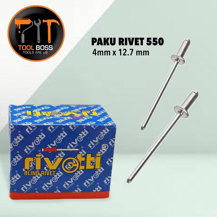 Jual PAKU RIVET UKURAN 4 MM × 12,7 MM ISI 50 PCS - Jakarta Selatan ...