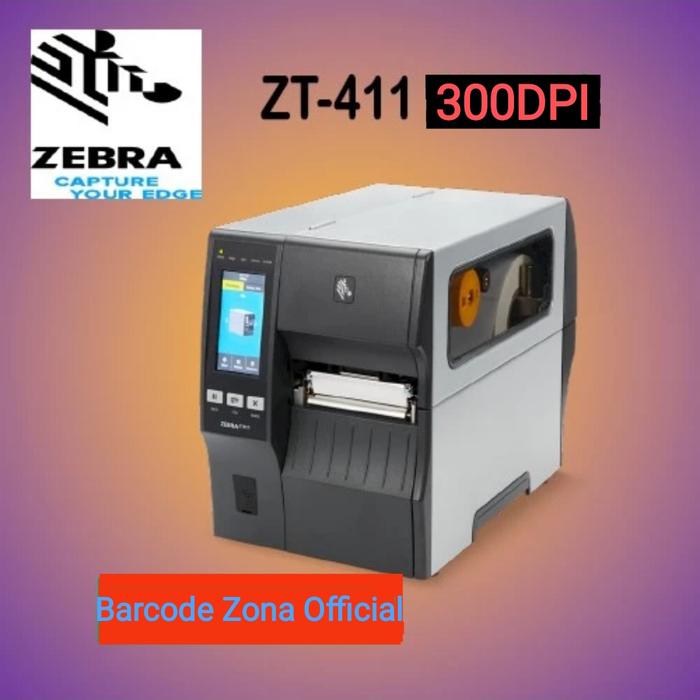 Jual PRINTER BARCODE ZEBRA ZT411 INDUSTRIAL Touch Screen 300 DPI ...