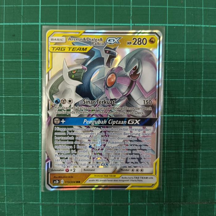 Jual Arceus Dialga Palkia GX RR ac3b 113/204 - Pokemon TCG Indonesia ...