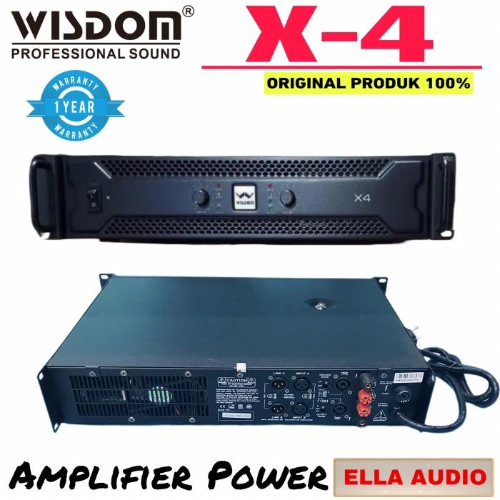 Jual Power amplifier Wisdom X4 ampli wisdom x4 Original - Jakarta Pusat ...