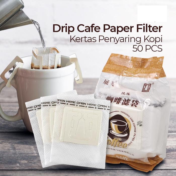Jual Kertas Filter Saringan Kopi model kantong Coffee Drip Paper Filter ...