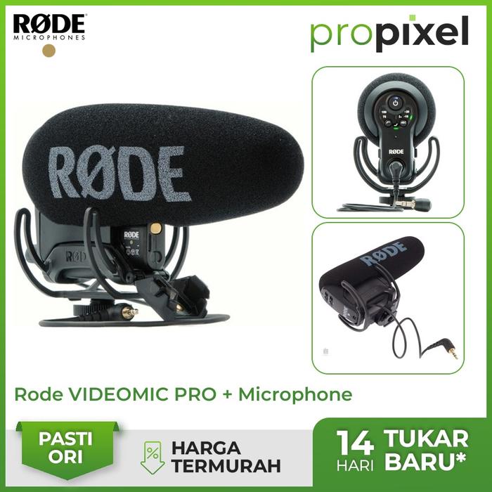 Promo Rode VIDEOMIC PRO + Microphone Mic Rode VideoMic Pro+ Garansi Resmi - Kota Tangerang ...