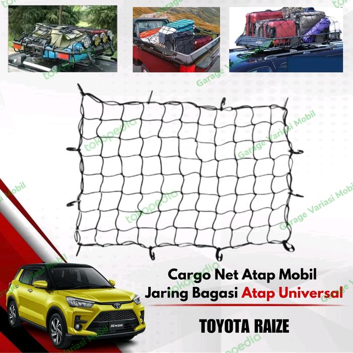 Jual Cargo Net Premium / Jaring Bagasi Atas Mobil Toyota RAIZE ...