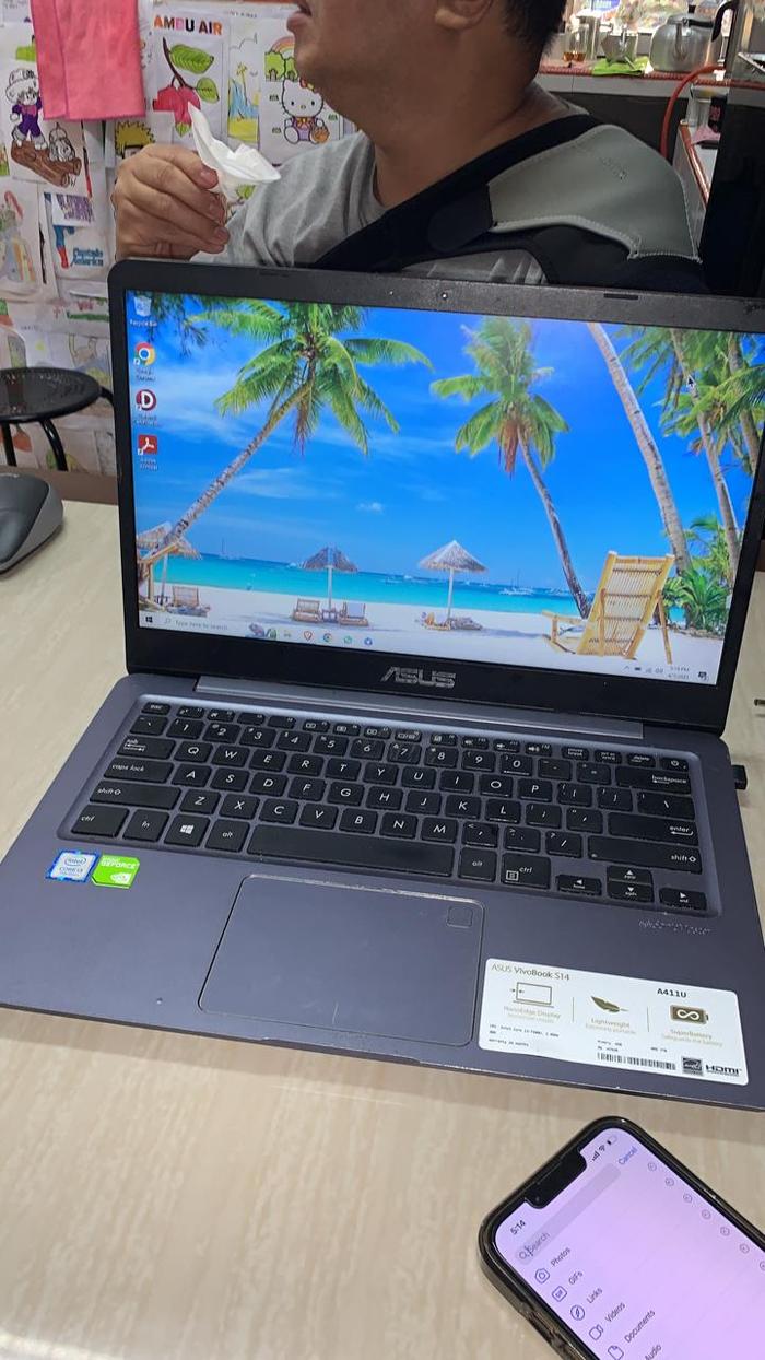 Jual Laptop Gaming Desain Asus Vivobook A411U Intel Core i3-7100u - Kab ...