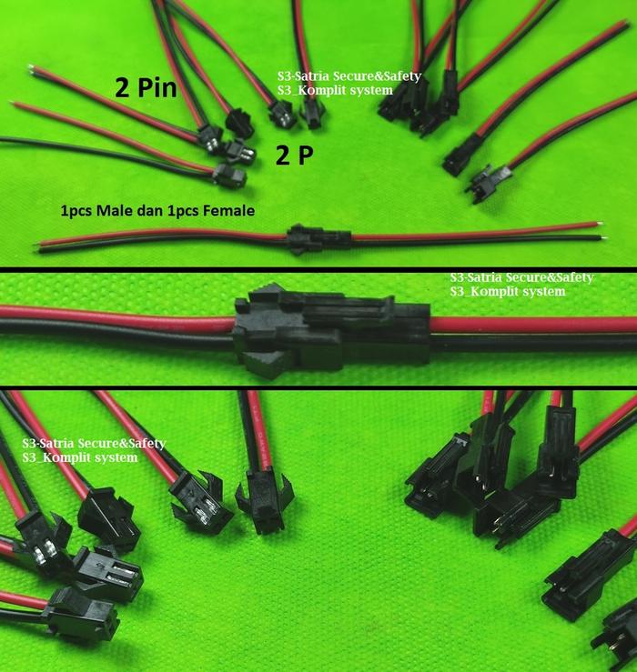 Jual sambungan Kabel 2 Pin jalur DC sm2 Konektor sambung SM 2p Jst 2pin - Jakarta Timur - S3 ...