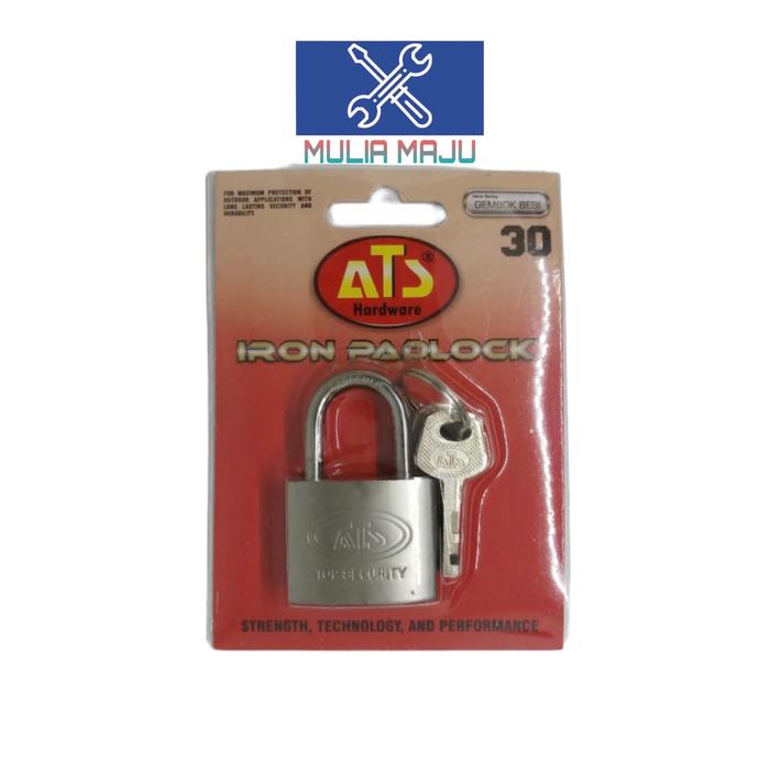 Jual Gembok ATS pendek /gembok pagar rumah ats 30mm 40mm 50mm 60mm ...