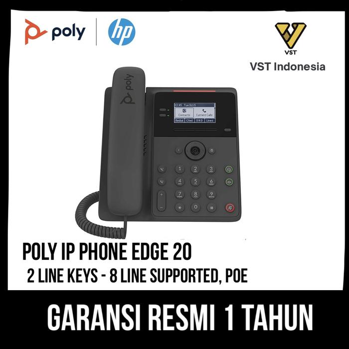 Jual Poly - Edge B20 IP Desk Phone, PoE (Poly) - Jakarta Barat - VST Indonesia | Tokopedia