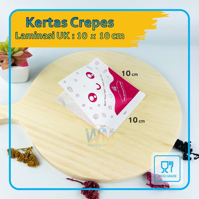 Jual Kemasan Crepes / Paper Lunch Crepes / Tempat Makan Crepes /Wadah ...