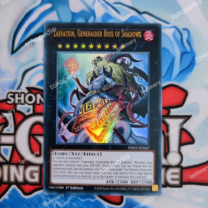 Jual yugioh laevatein generaider boos of shadows PHHY ultra rare ...