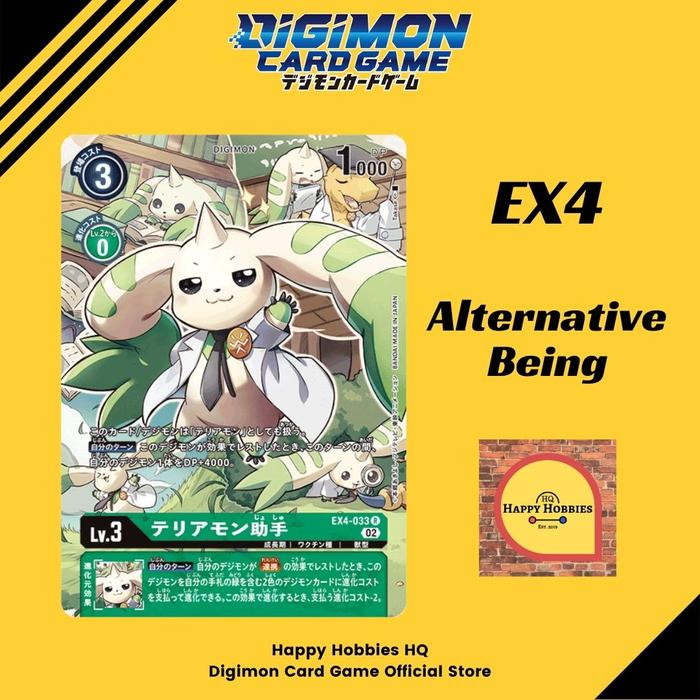 Promo Digimon Card Game EX4-033 Terriermon Assistant Paralel R - Kota Surabaya - Happy Hobbies ...