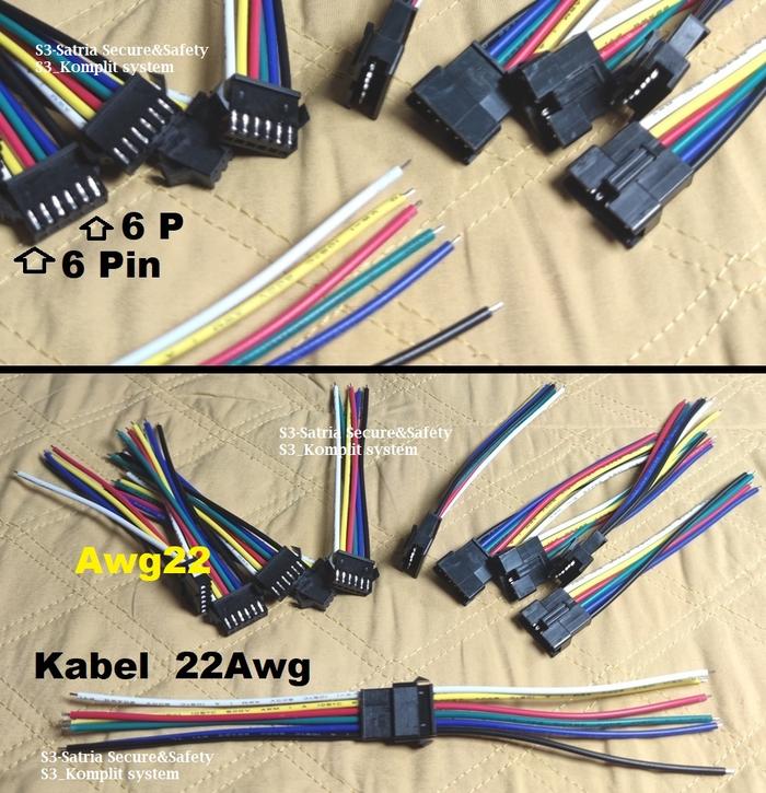 Jual sambungan Kabel 6 Pin jalur DC sm6 Konektor sambung SM 6p Jst 6pin - Jakarta Timur - S3 ...