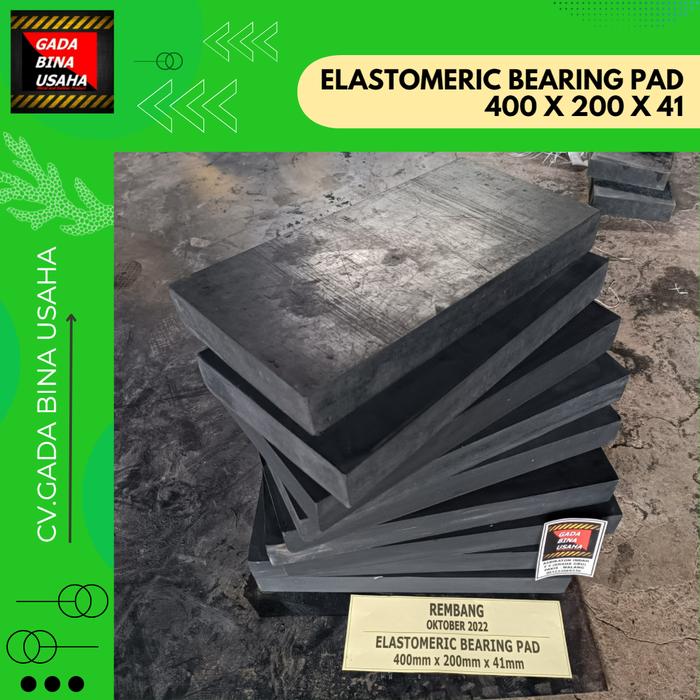 Jual Elastomer Jembatan Karet 400 X 200 X 41 mm - Kab. Malang - karetkonstruksi | Tokopedia