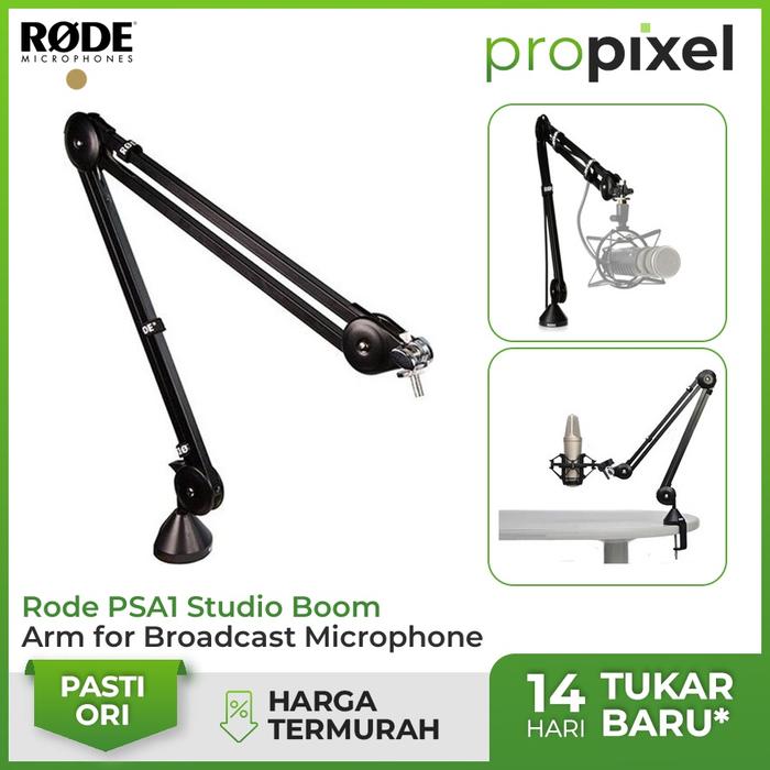 Jual Rode PSA1 Studio Boom Arm for Broadcast Microphone Rode PSA 1 ...