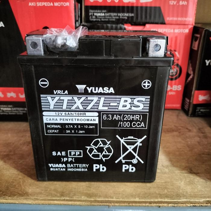 Jual Aki motor Yuasa YTX7L-BS untuk Yamaha R25, CBR 250, dll - Jakarta Selatan - Langgeng ...