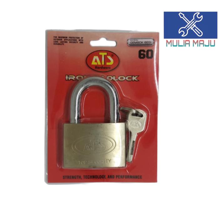 Jual Gembok ATS pendek /gembok pagar rumah ats 30mm 40mm 50mm 60mm ...
