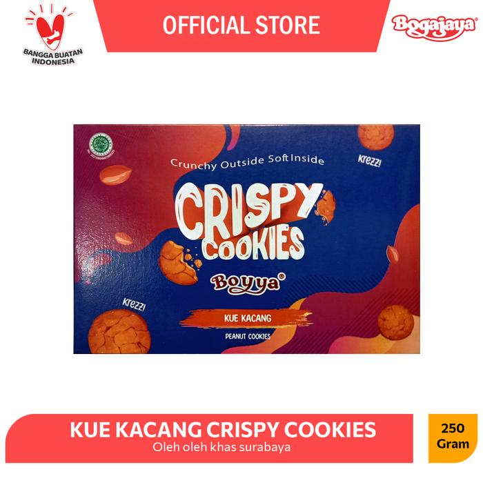 Jual Kue Kacang Crispy Cookie Oleh Oleh Surabaya Kemasan Besar 250 Gram ...