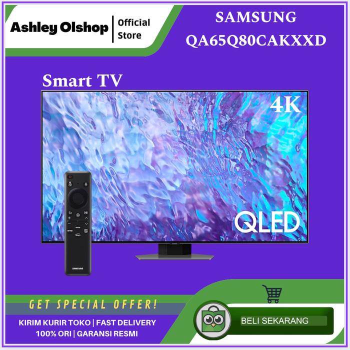 Promo TV Qled Samsung 65 Inch Q80C 65Q80C Qled 4K Smart TV Pengganti 65Q80B Cicil 0% 3x ...