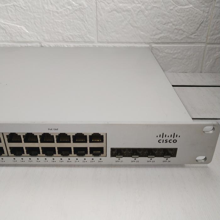Jual CISCO MERAKI MS220-24P 24-Port Gigabit POE+ CLOUD MANAGED SWITCH ...