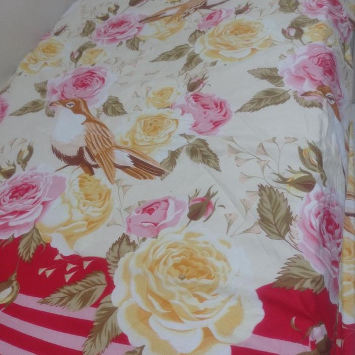 Jual Seprai Bermotif Hewan Burung dan Tumbuhan Bunga 200 x 110 cm ...