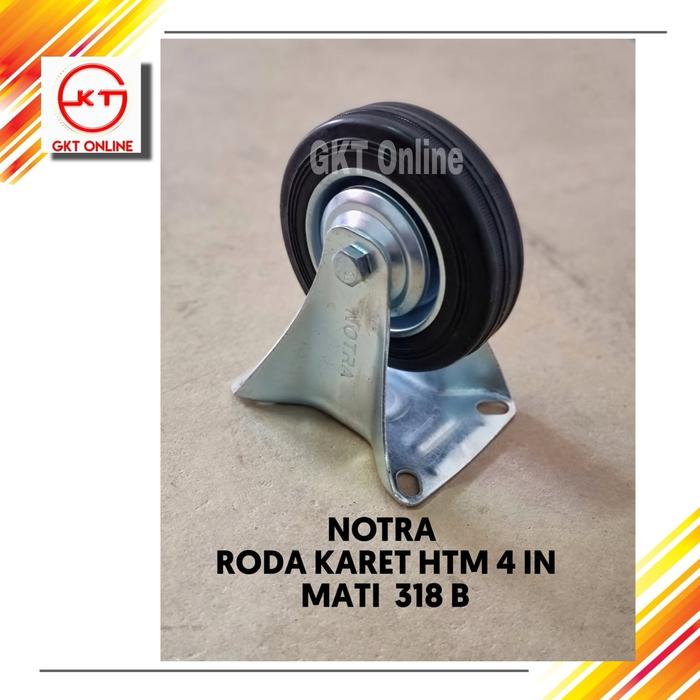 Jual Notra Roda Karet Mati 4 Inch/Roda Trolly 4 Inch - Jakarta Pusat ...