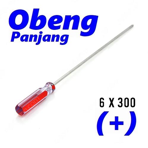 Jual Obeng Panjang Plus / Kembang (+) H0501 6x300 Screw Long Besi ...