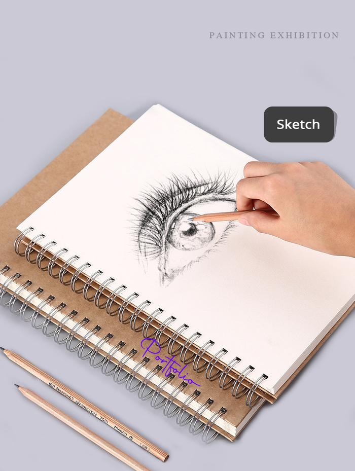 Jual Buku gambar B4 Buku sketsa Sketch book Croquis book Drawing book ...