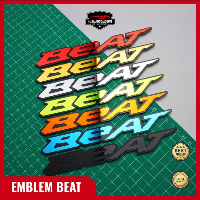 Promo EMBLEM BEAT VARIO SCOOPY AEROX TIMBUL AKRILIK STIKER LOGO 3D ...