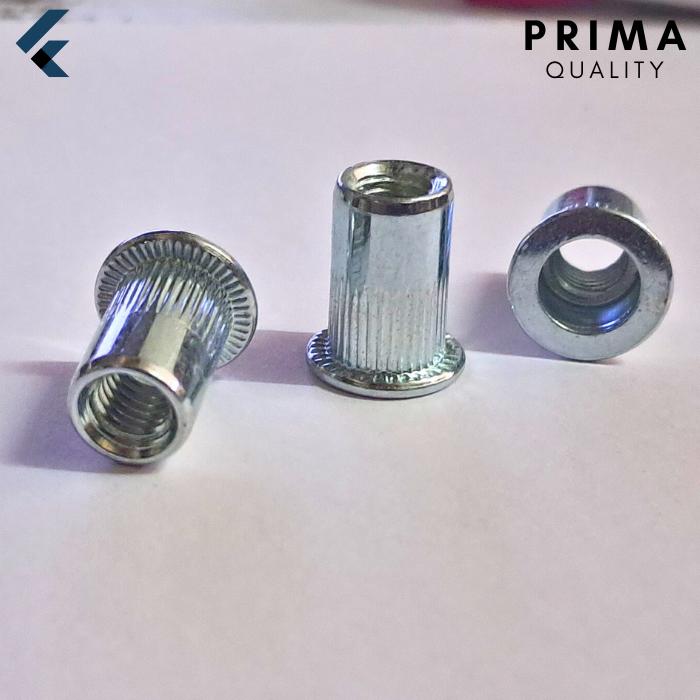 Jual Mur Rivet M8 putih/Rivet nut M8 putih /Nutsert M8 putih/Nut rivet ...
