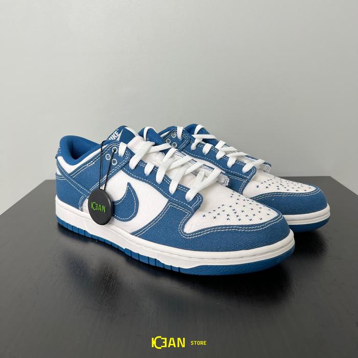 Jual Nike Dunk Low Industrial Blue Sashiko 100% Authentic - Kota ...