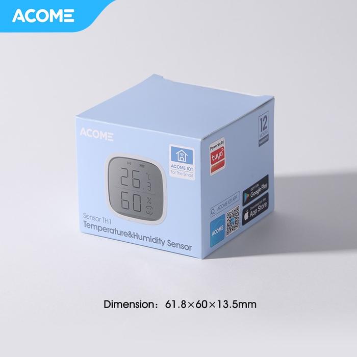 Jual ACOME Smart Control Sensor Sensor Suhu Kelembapan Udara TH1 - Kota ...