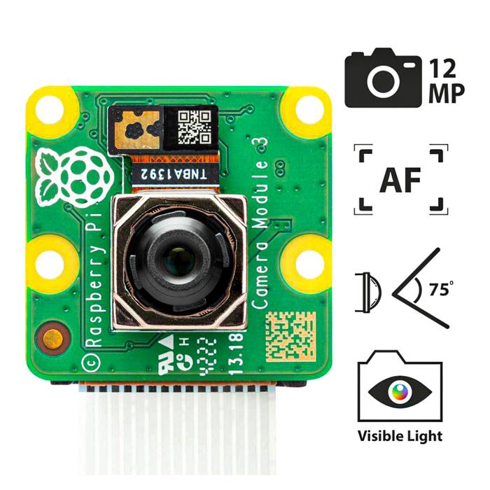 Jual Raspberry Pi Camera Module 3 - 12 MP Sensor And Autofocus ...