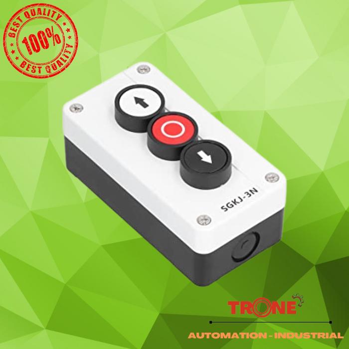 Jual Waterproof Push Button Switch Control Station Box up down Stop ...