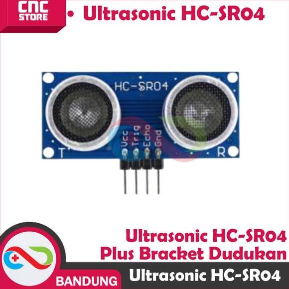 Jual HC-SR04 ULTRASONIC DISTANCE MEASURING SENSOR 3.3V 5V WITH MOUNTING ...
