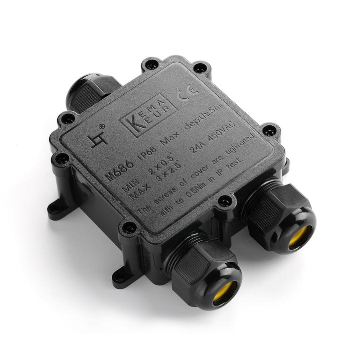 Jual Outdoor junction box waterproof sambungan kabel anti air IP68 ...