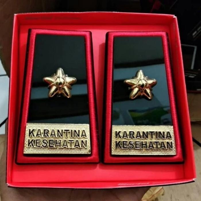 Jual PANGKAT KARANTINA KESEHATAN KKP GOLONGAN 3D LIS MERAH - Lis Merah ...