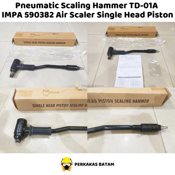 Jual Pneumatic Scaling Hammer TD-01A IMPA 590382 Air Scaler Single Head ...
