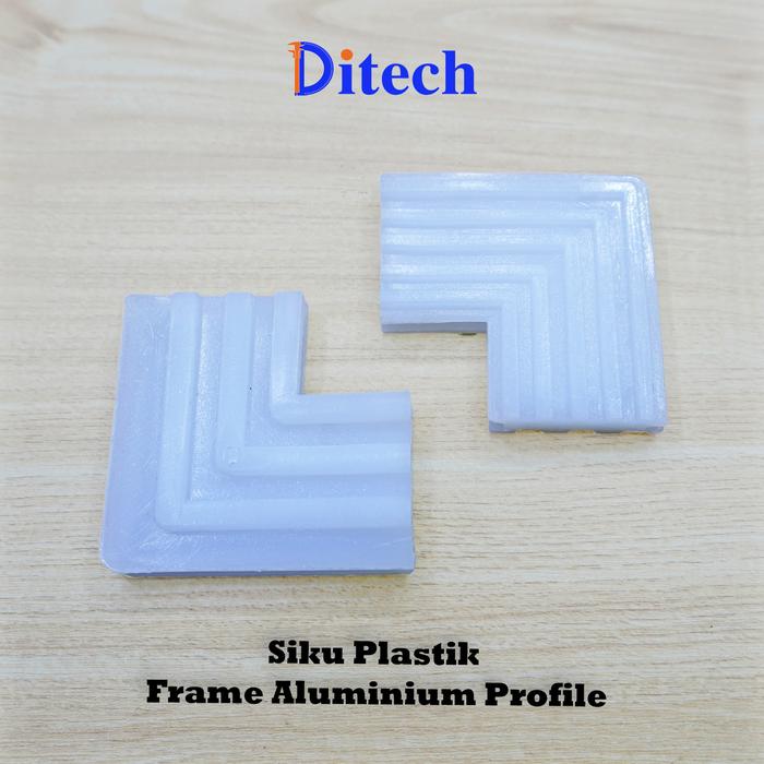 Jual Ditech Siku Plastik Sambungan Aluminium Hollow Frame Casement ...