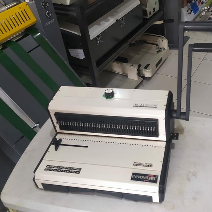 Jual Mesin Alat Jilid Ring Kawat Spiral F4 3:1 Bulat T970R Innovatec ...