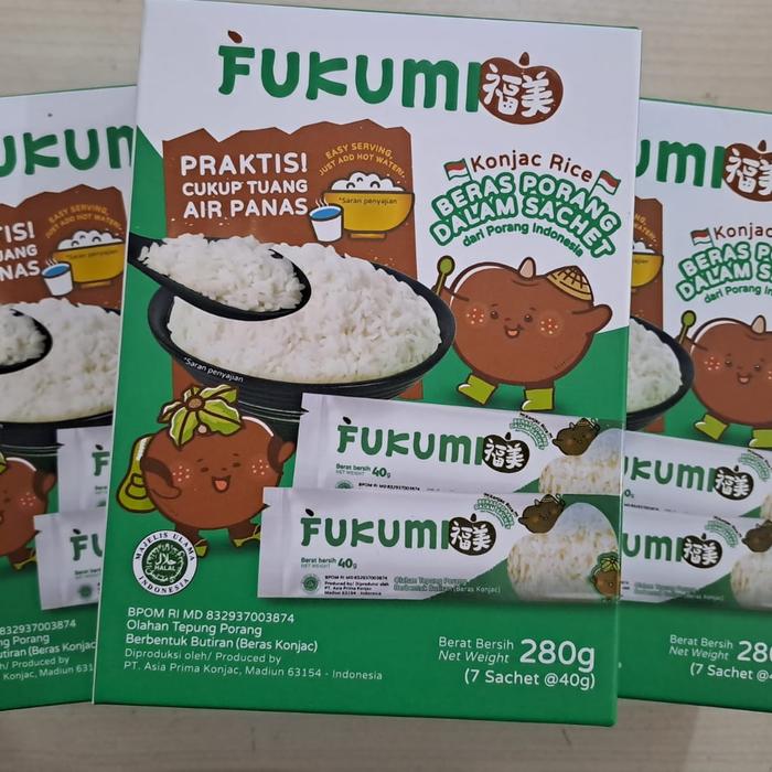 Jual fukumi beras porang box sachet|fukumi 1box is 7 sachet - Kota ...