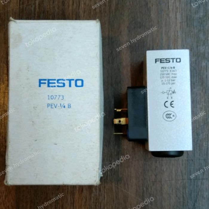 Jual PRESSURE SWITCH FESTO PEV-1/4-B PORT 1/4 INCH 1~12 BAR - Jakarta ...